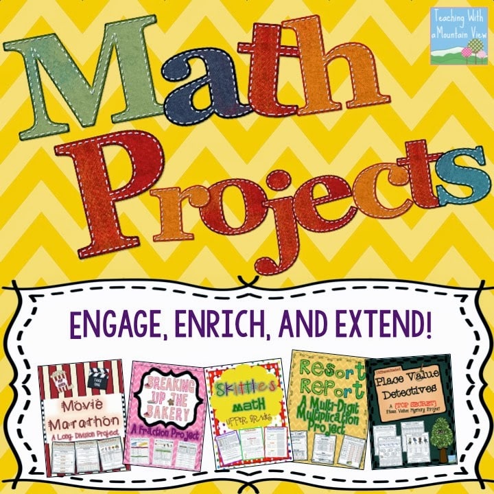 Math Projects Activities Teaching With A Mountain View