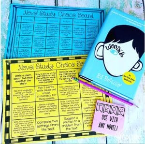 Must-Read Novels and Engaging Reading Response Activities for Any Book ...