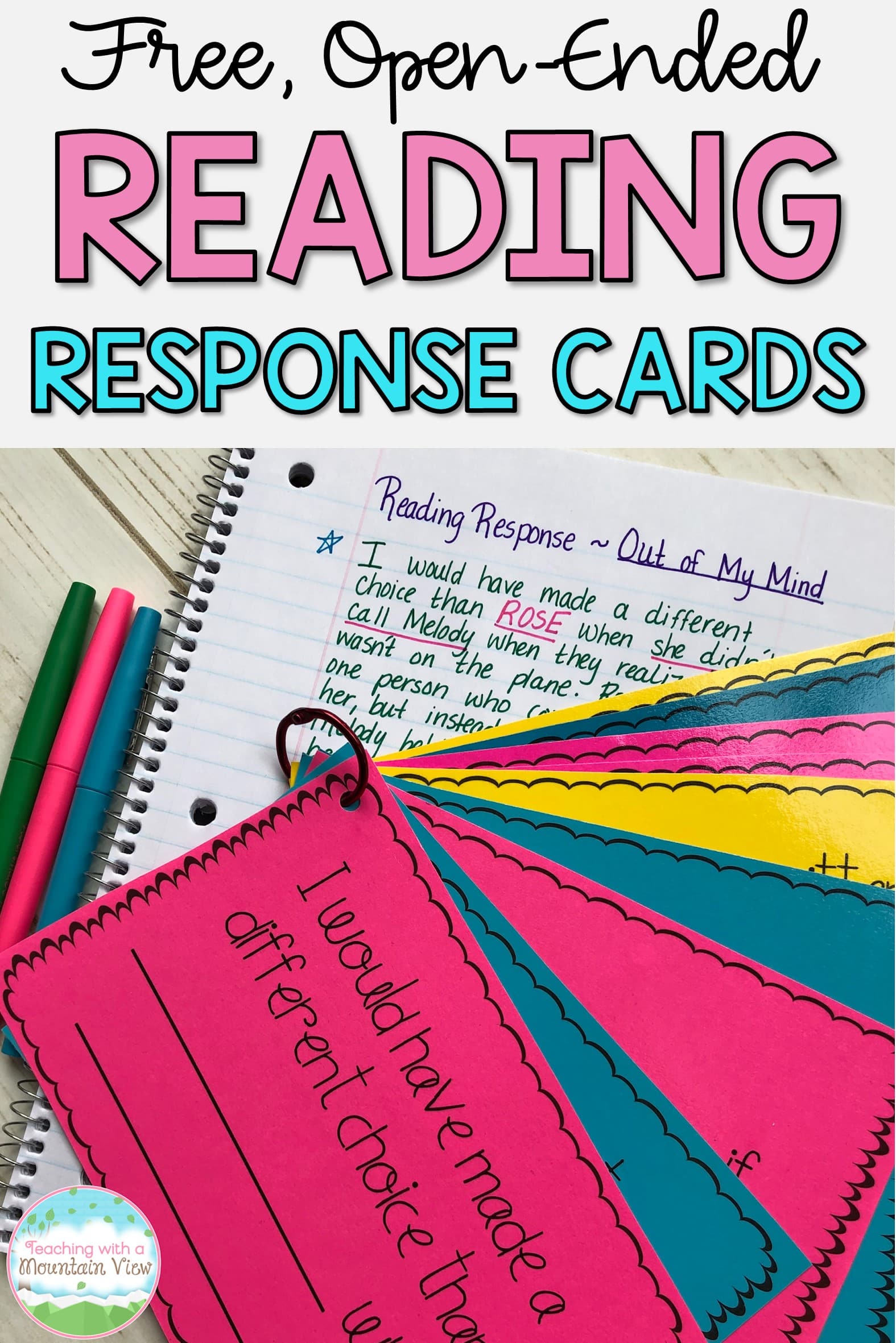 Open Ended Question Cards - Teaching with a Mountain View