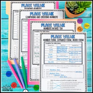 The Complete Guide to Place Value Lessons - Teaching with a Mountain View