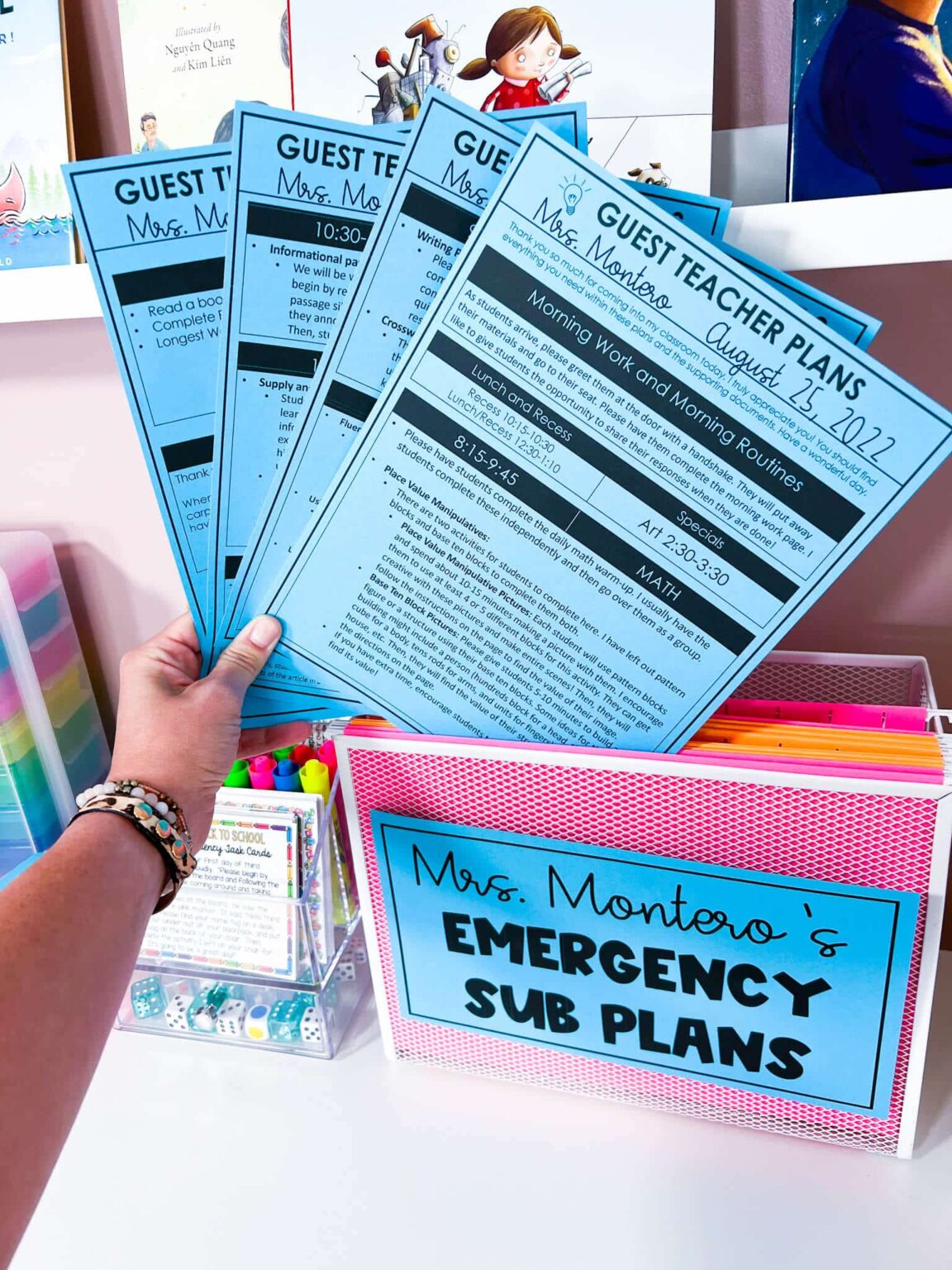 Sub Plans | Substitute Teacher Binder | Emergency Substitute Plans ...