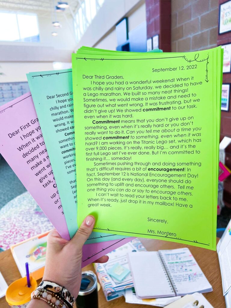 Weekly Letter Writing | Building Relationships in Upper Elementary ...