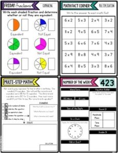 4th Grade Spiral Math Review | Math Skill of the Day - Teaching with a ...