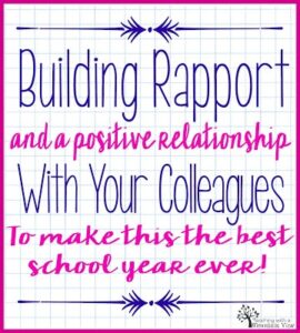 Back to School Survival: Building Rapport with and Making the Most of ...