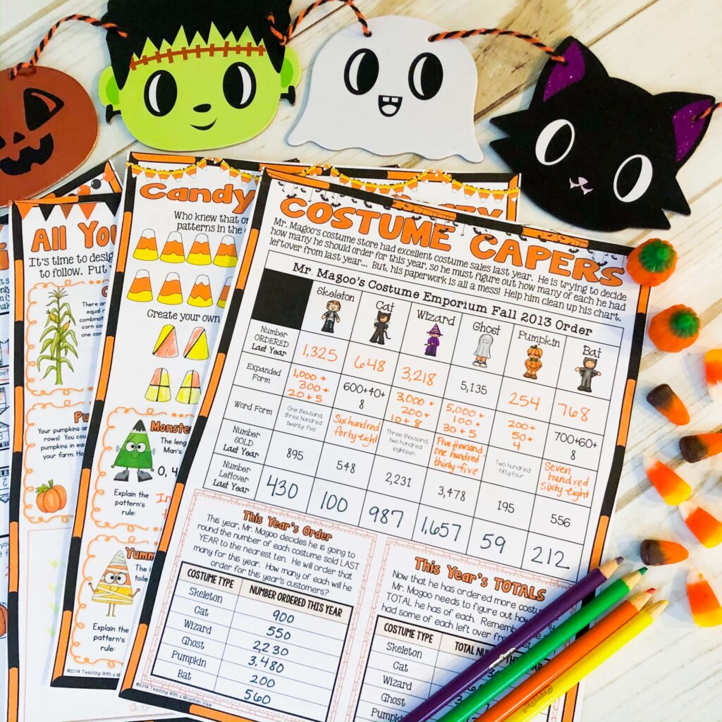 Halloween Math Activities | Bundle - Teaching with a Mountain View