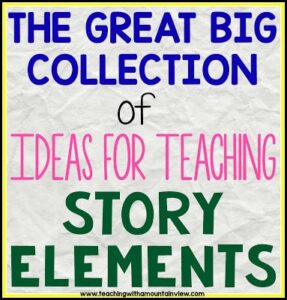 Teaching Story Elements & A WONDER Freebie! - Teaching with a Mountain View