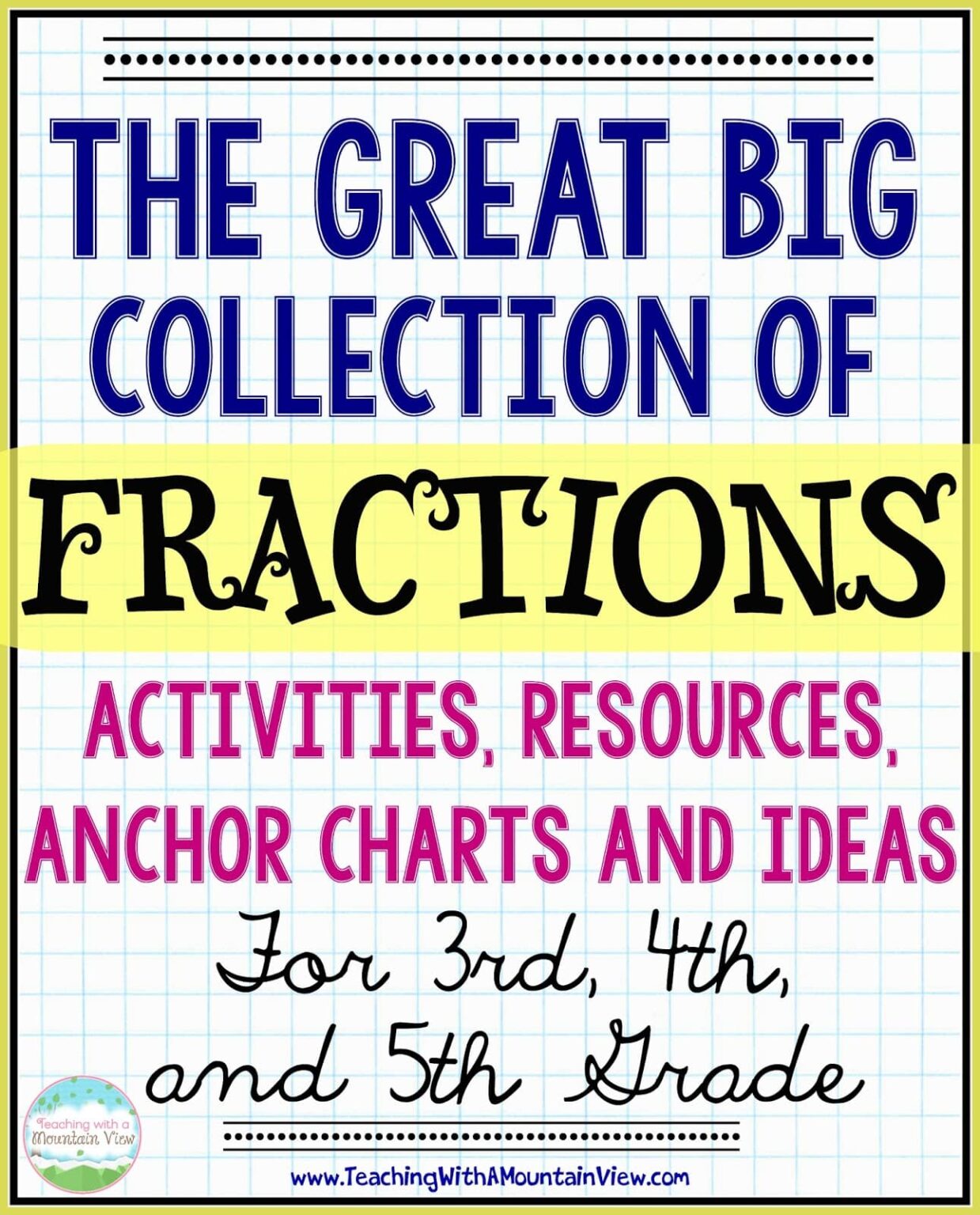 Additions to our Fraction Unit! - Teaching with a Mountain View