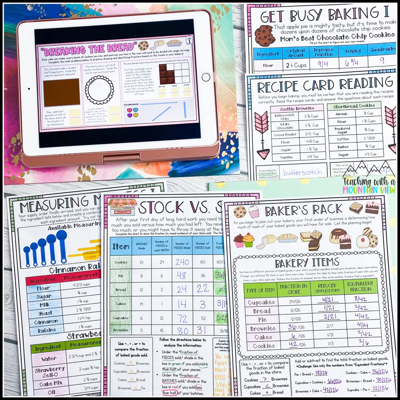 The Best Real-World Fraction Lessons - Teaching with a Mountain View