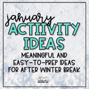 January Activity Ideas for After Winter Break - Teaching with a ...