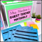 Emergency Sub Plans and Guest Teacher Tips - Teaching with a Mountain View