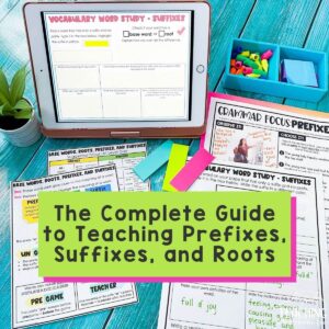 The Complete Guide to Teaching Prefixes and Suffixes - Teaching with a ...