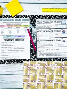 5th Grade Math Word Problem of the Day | Bundle - Teaching with a ...