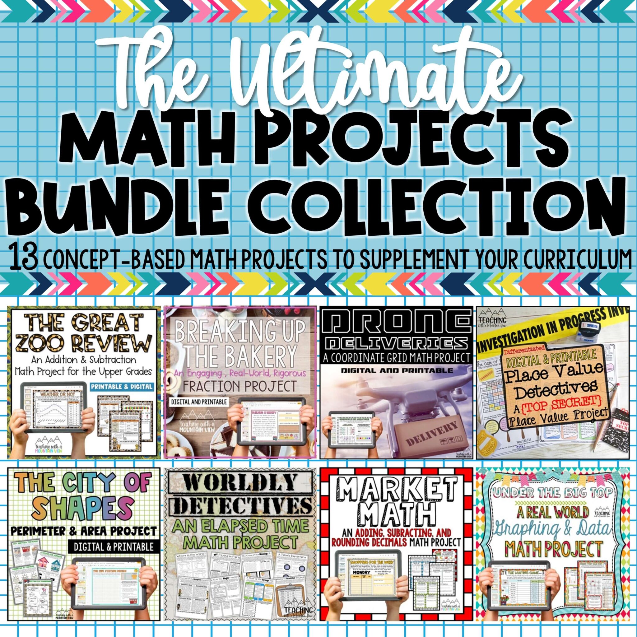 Math Projects BUNDLE | Real-World Activities for Math Skills - Teaching ...