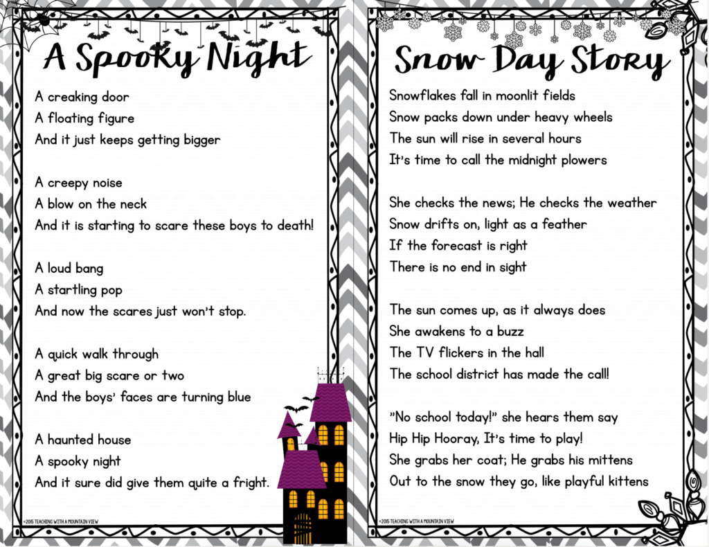 Poetry Comprehension - Teaching with a Mountain View