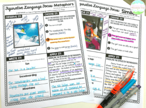 Using Pictures to Teach Figurative Language | Figurative Language ...