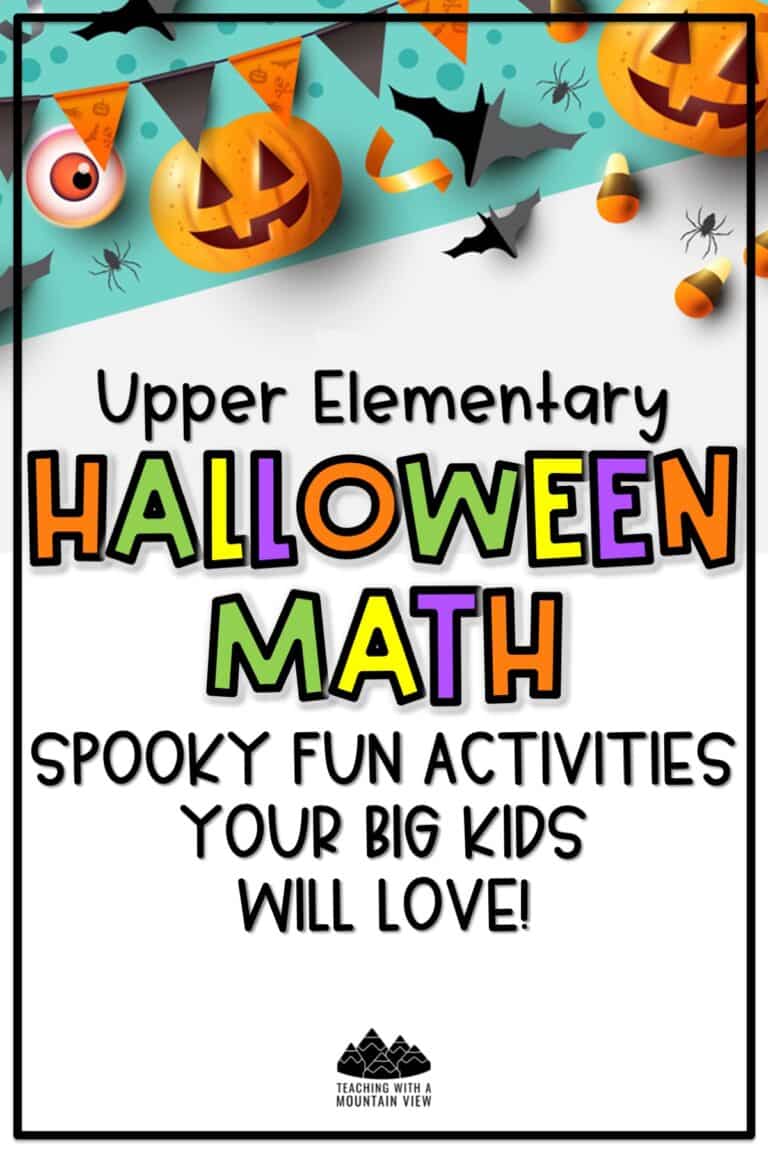 Spooktacular Halloween Math Activities for Upper Elementary Students ...