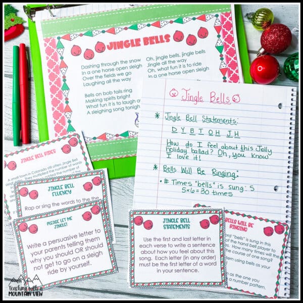 Christmas Math and Literacy Ideas for Christmas in the Classroom ...