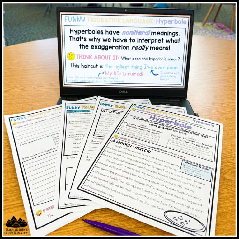 Fun Ideas for Teaching Figurative Language & Free Starter Kit ...