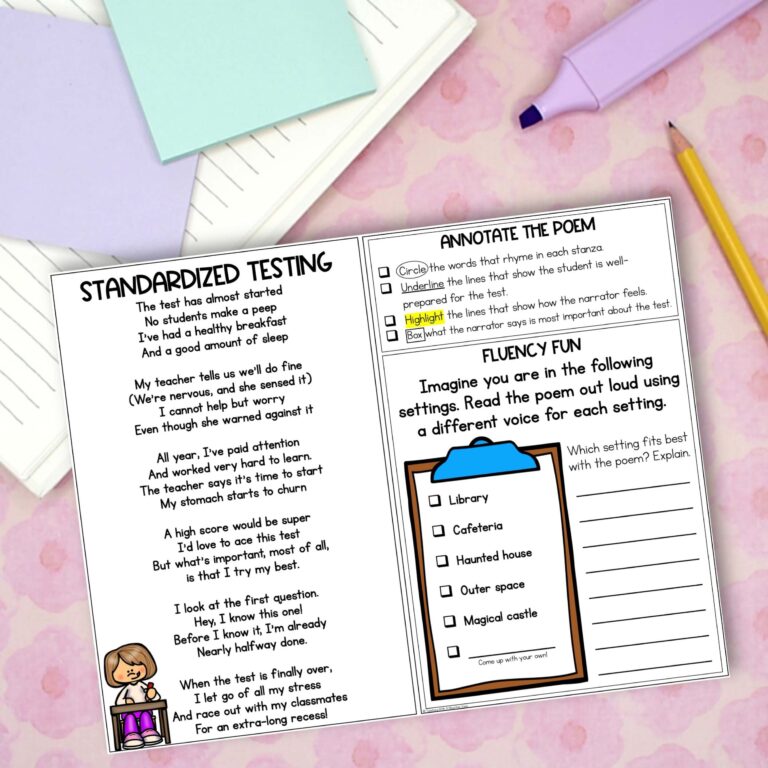 April Poem of the Week | Fluency and Comprehension - Teaching with a ...