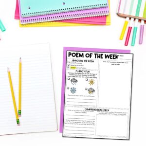 April Poem of the Week | Fluency and Comprehension - Teaching with a ...