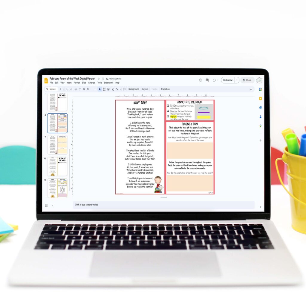 February Poem of the Week | Fluency and Comprehension - Teaching with a ...