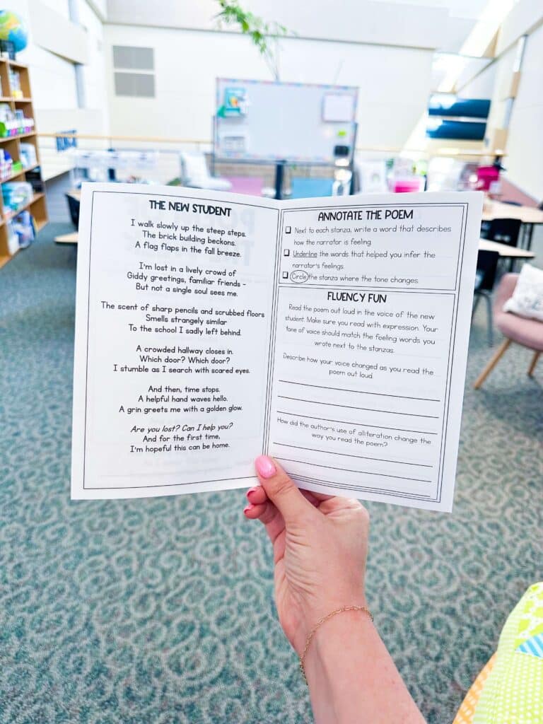 Poem of the Week Bundle | Fluency and Comprehension Using Poetry ...