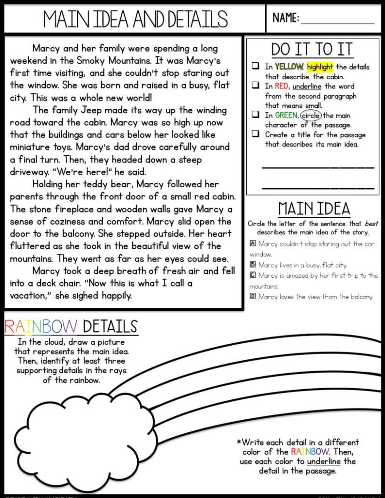 Fiction Comprehension Review | Skills-Based - Teaching with a Mountain View
