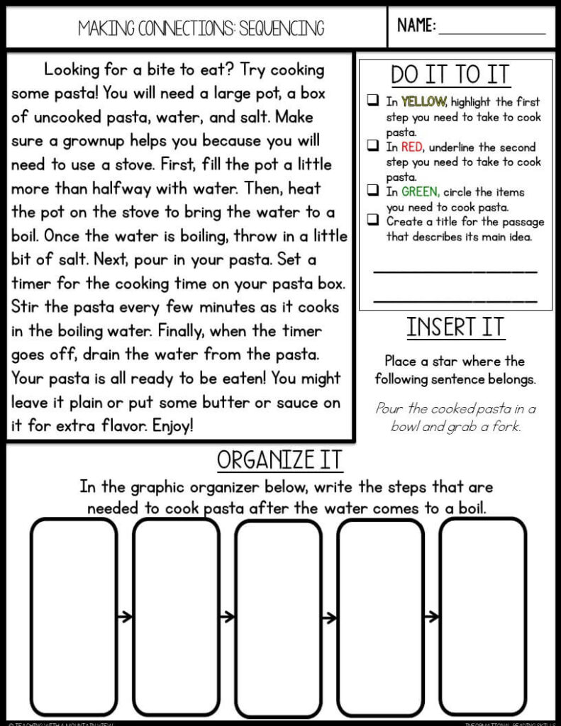 Informational Text Comprehension Review | Skills-Based - Teaching with ...