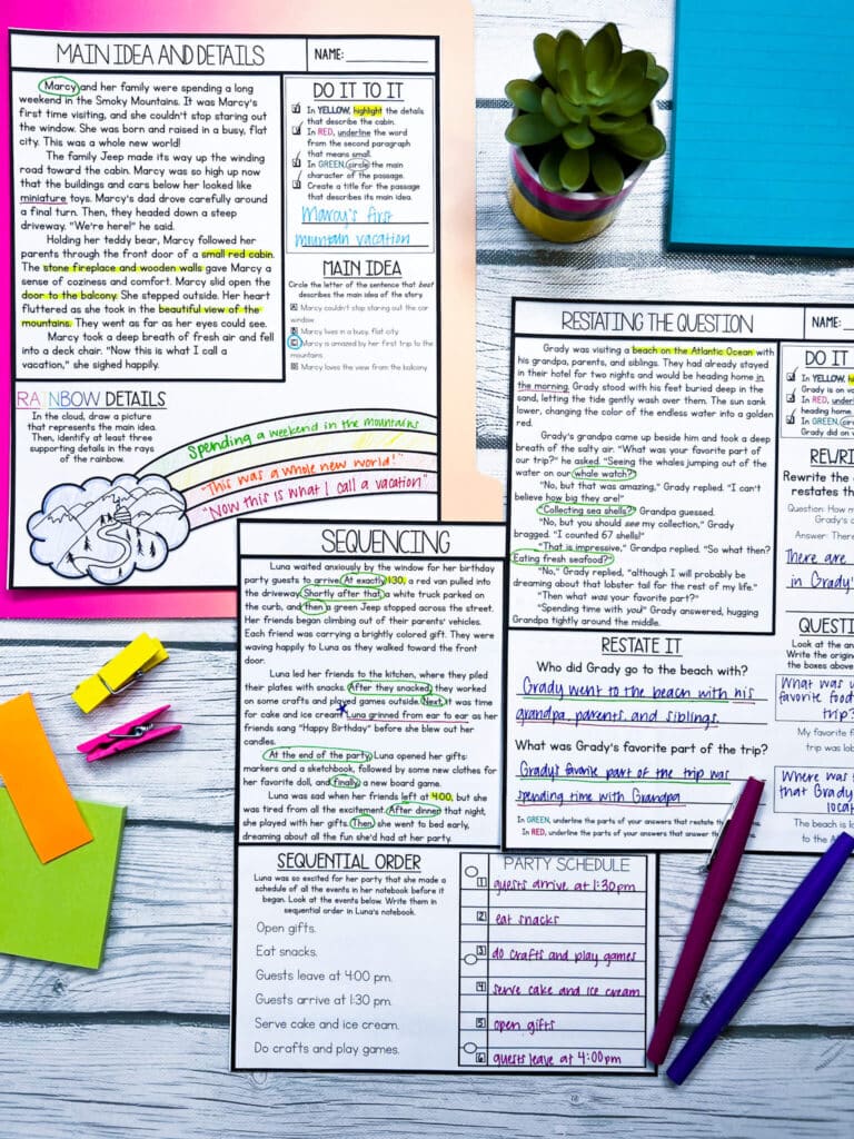 Fiction Comprehension Review | Skills-Based - Teaching with a Mountain View