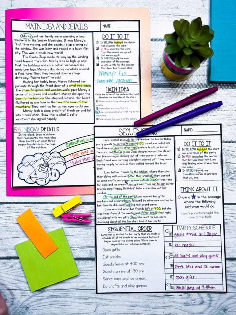 Fiction Comprehension Review | Skills-Based - Teaching with a Mountain View