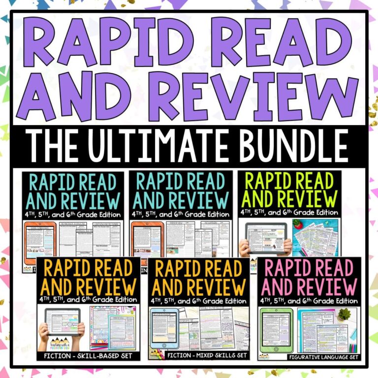 Reading Review Bundle - Teaching with a Mountain View