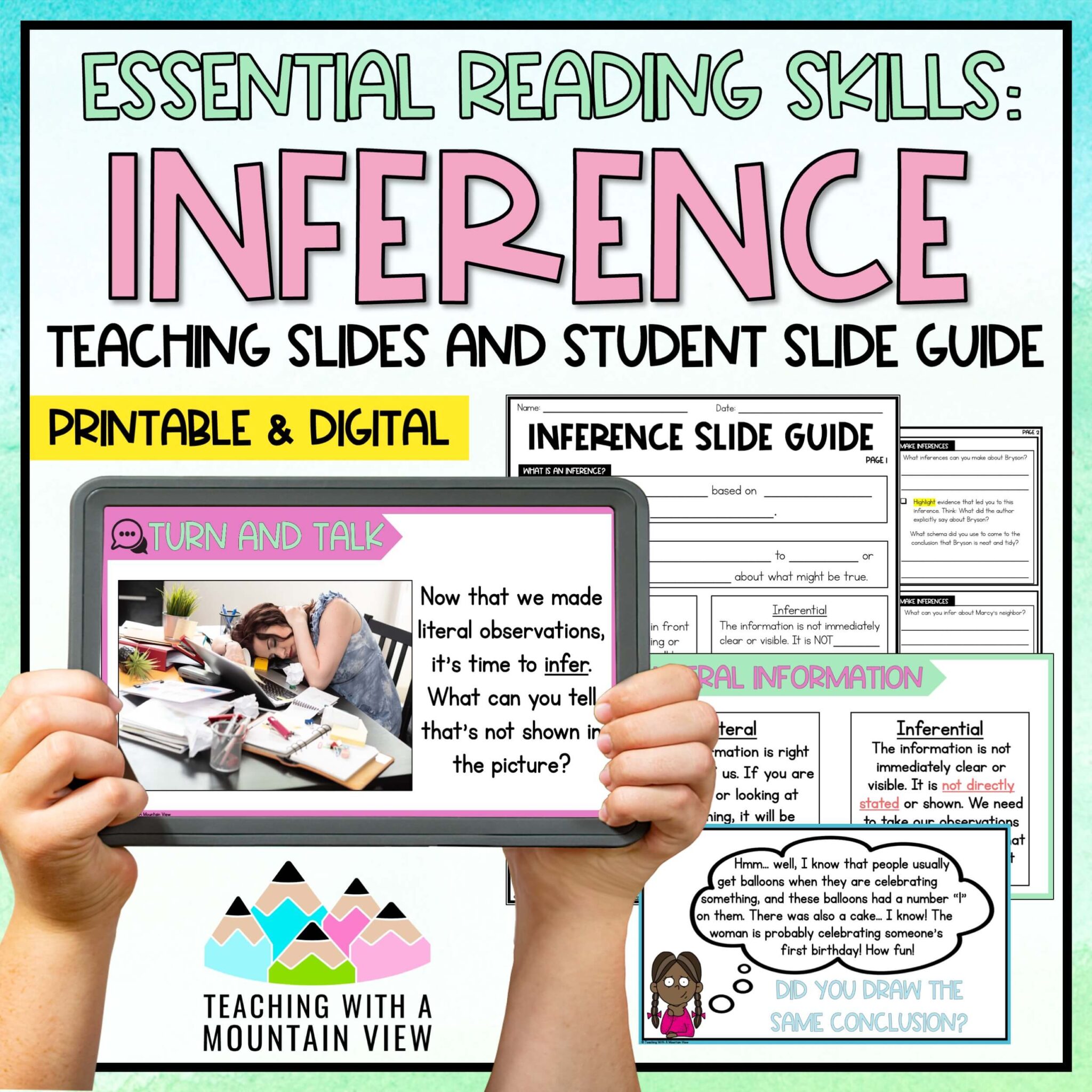 Inference Reading Lesson | Slideshow and Lessons for Inferencing ...