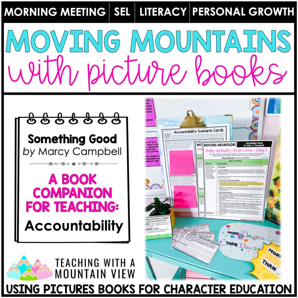 Accountability Lessons | SEL Activities | Character Education with ...
