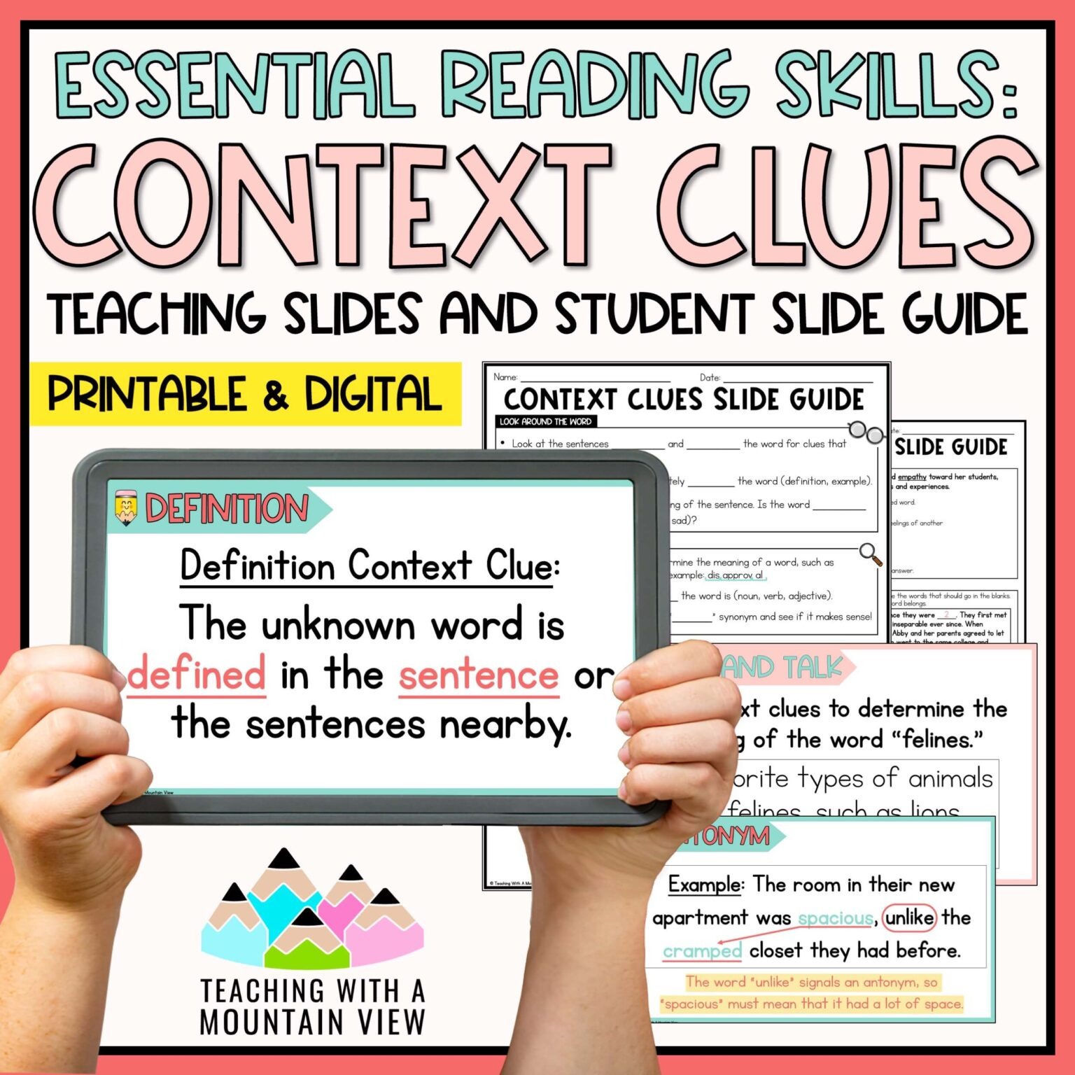 Context Clues Reading Lesson | Slideshow and Lessons - Teaching with a ...