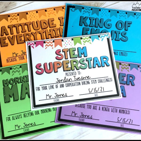 Best End of the Year Awards | 150 student award options - Teaching with ...
