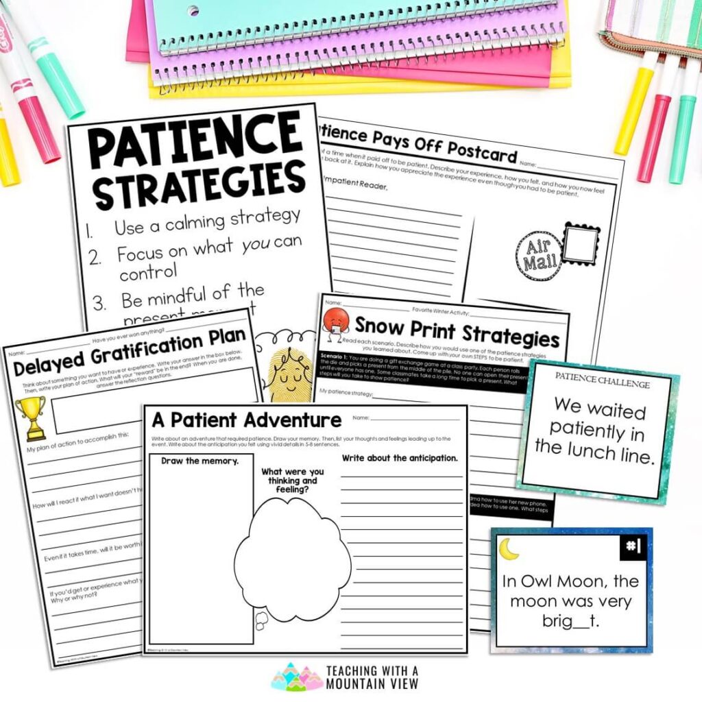 Patience Activities for Kids | SEL Lessons | Owl Moon - Teaching with a ...