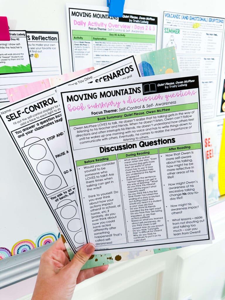 Self-Control Lessons | SEL Activities | Character Education with ...