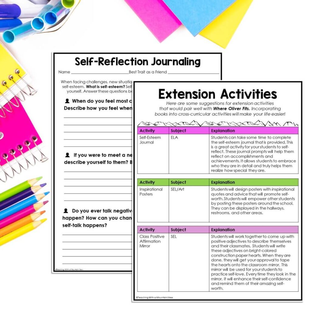 Self-Acceptance Lessons | SEL Activities | Picture Book Character ...