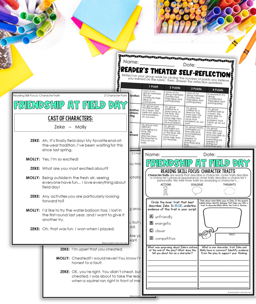 End of the Year Reader's Theater Scripts - Teaching with a Mountain View