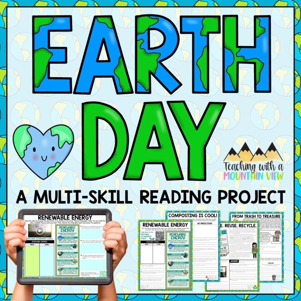 Earth Day Reading Comprehension | Reading Project Enrichment - Teaching ...