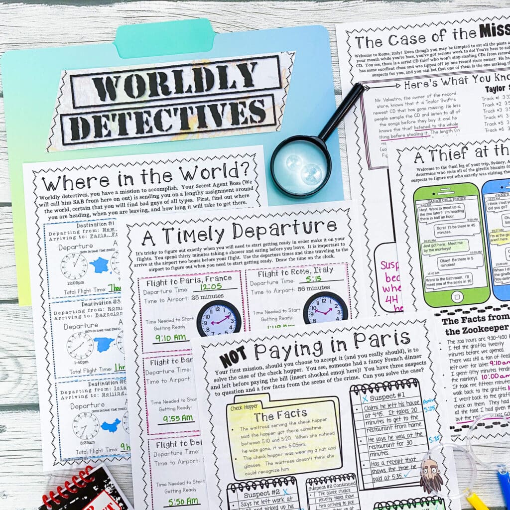 Elapsed Time Math Project | Real-World Time Project and Activities ...