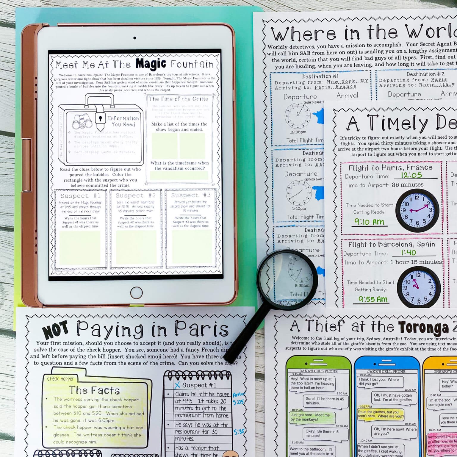 Elapsed Time Math Project | Real-World Time Project and Activities ...