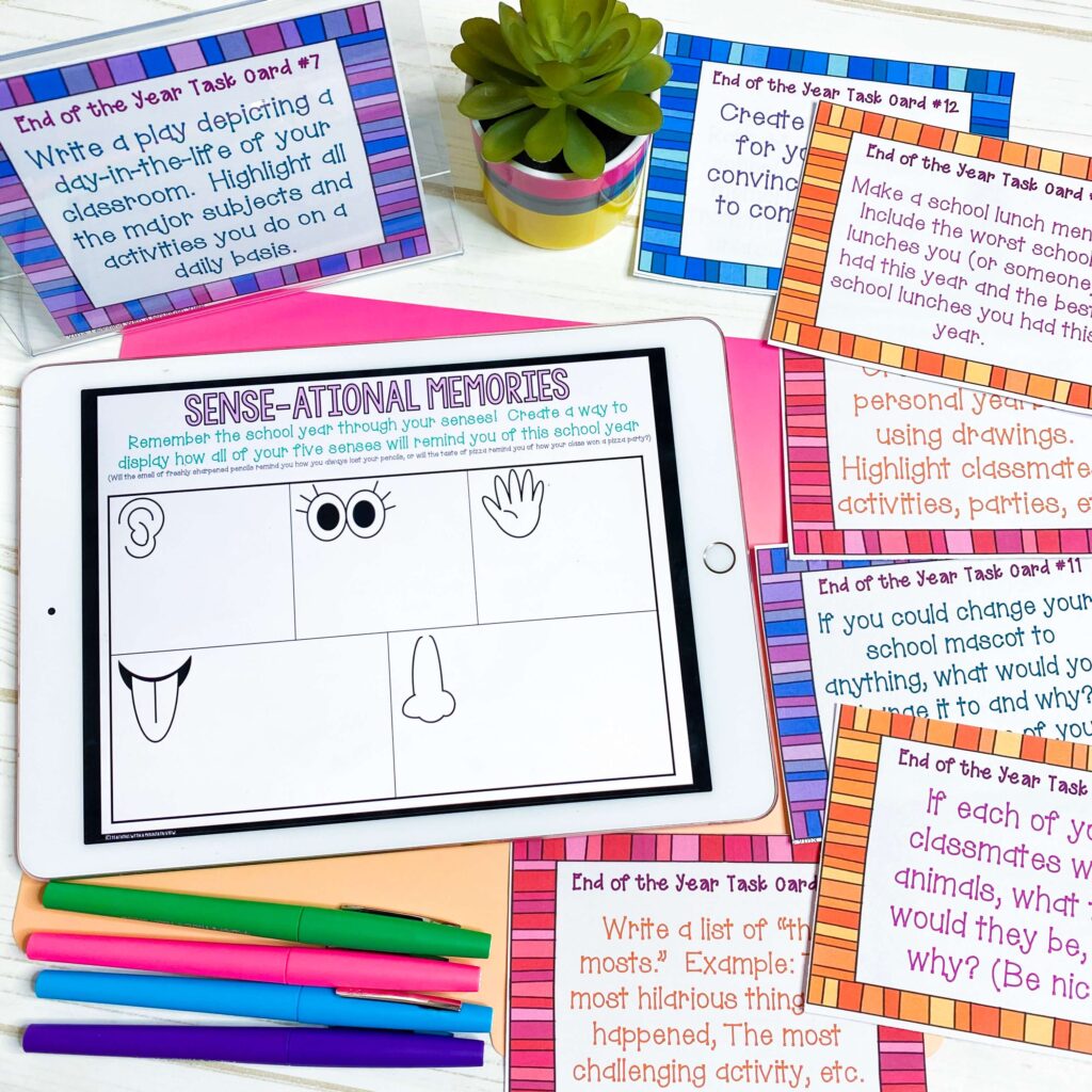 End of the Year Memory Book - Teaching with a Mountain View