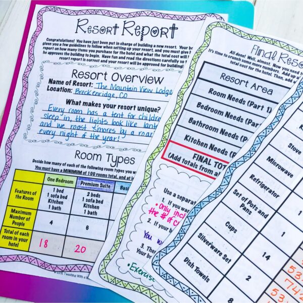 Multi-Digit Multiplication Project | Real-World Multiplication ...