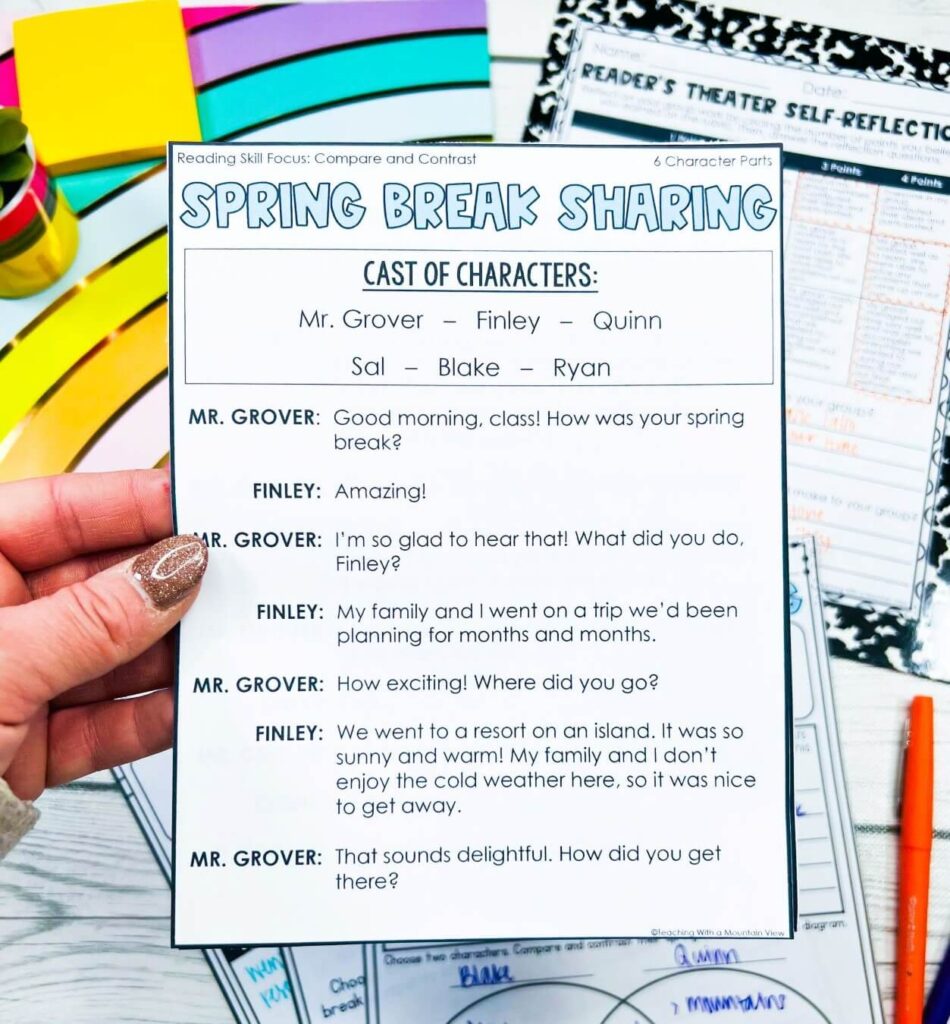 Spring Reader's Theater Scripts - Teaching with a Mountain View