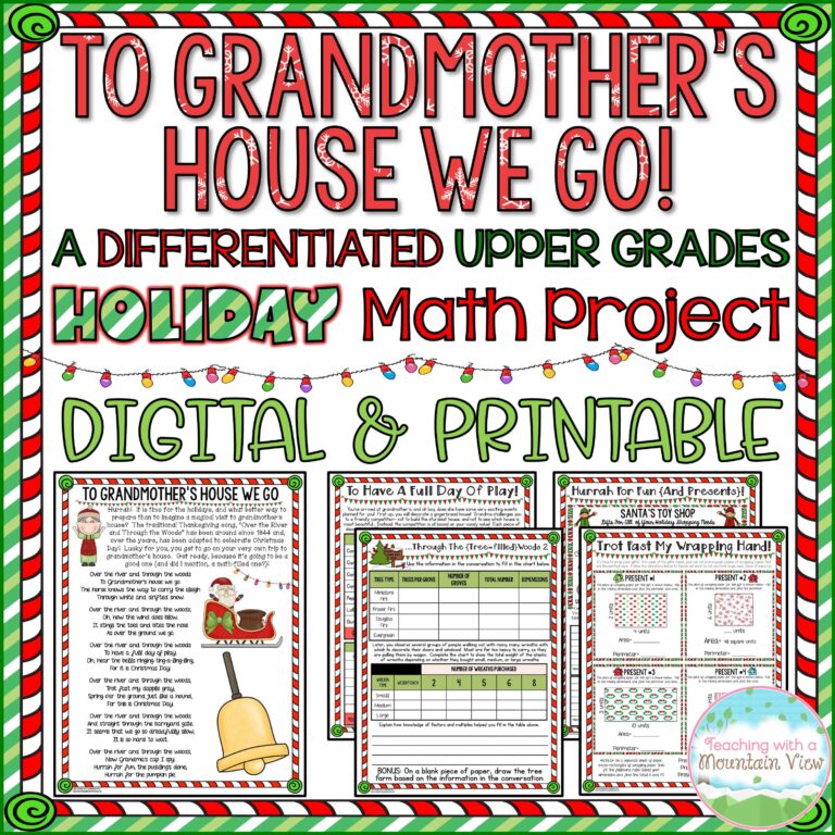 Christmas Math Project: Christmas Math Activities - Teaching with a ...