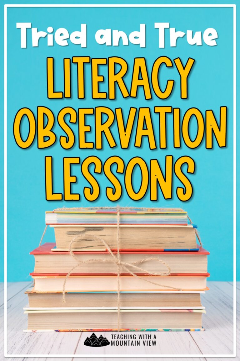 Observation-Approved Literacy Resources: Tried and True Literacy ...
