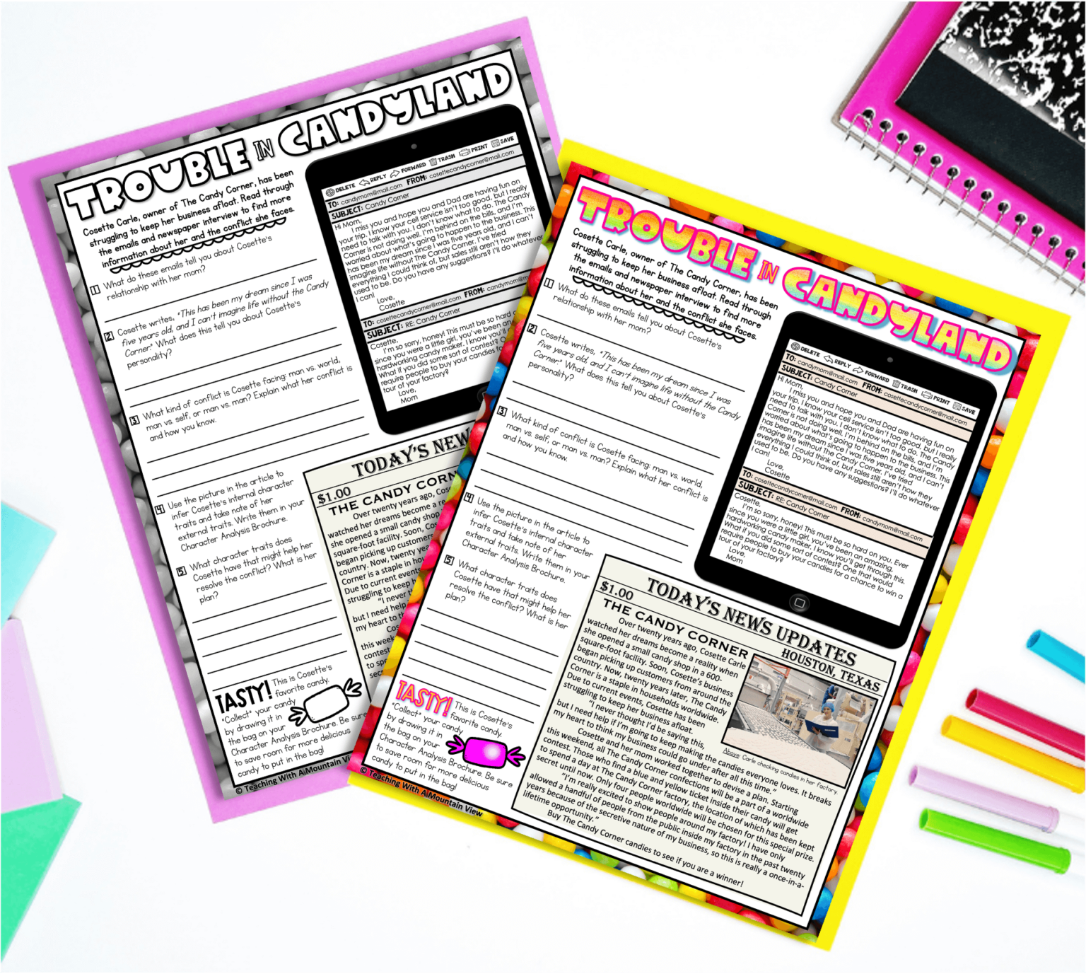 Character Traits Reading Project | Reading Comprehension Enrichment ...
