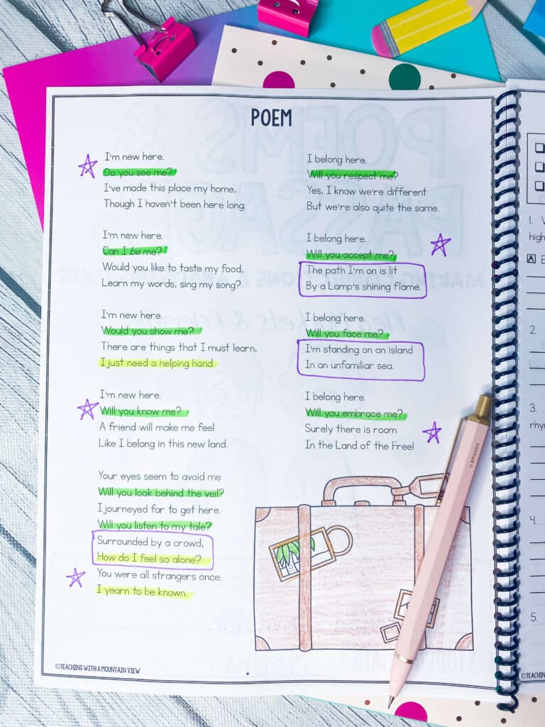 Paired Passages With Poems | Set 3 - Teaching with a Mountain View
