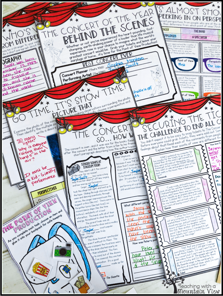 Point of View Reading Project - Teaching with a Mountain View